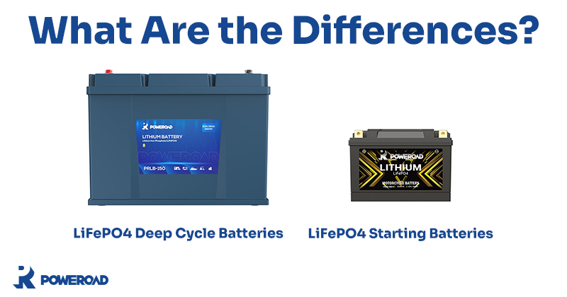 What are the differences between starting batteries and deep cycle ...